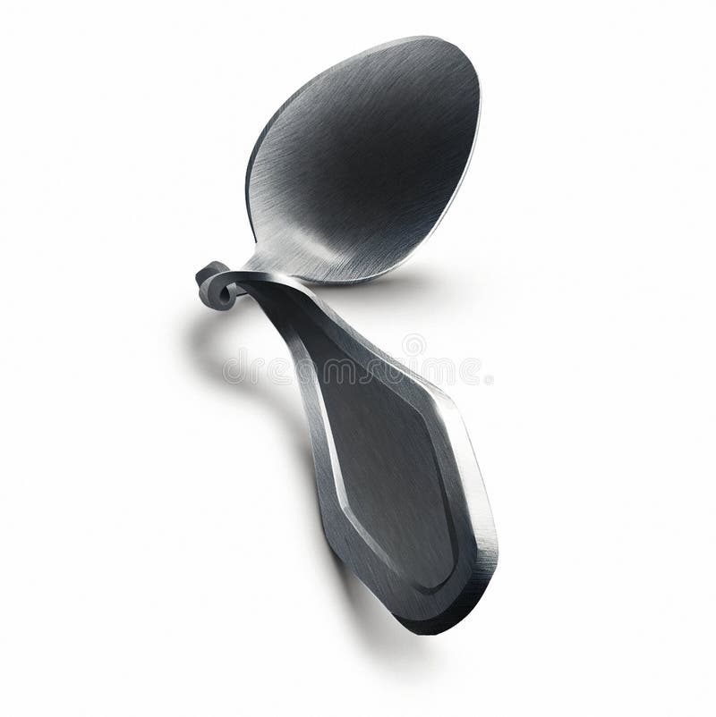 Twisted Spoon stock photo. Image of winding, bent, curved - 10138170