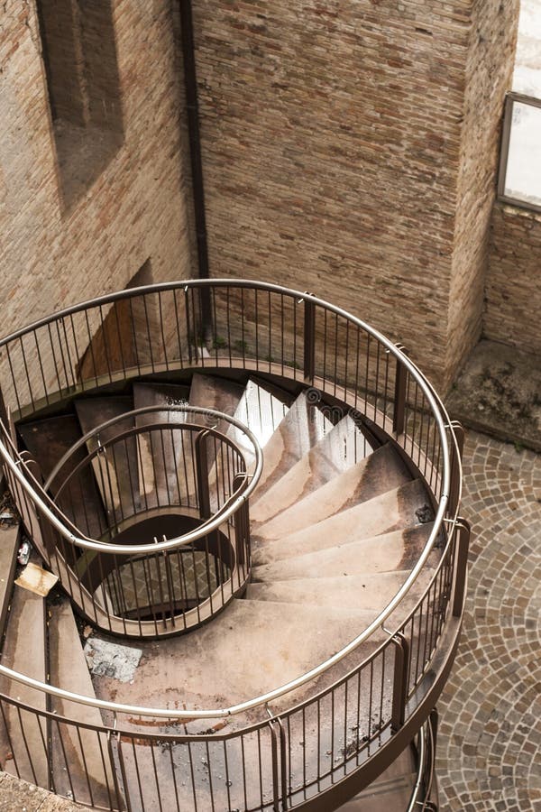 Twisted Stairs stock photo. Image of round, interior - 44778384