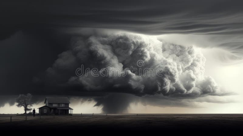 Twisted Storm Catastrophe Cyclone Cataclysm, Vortex Typhoon and Single ...