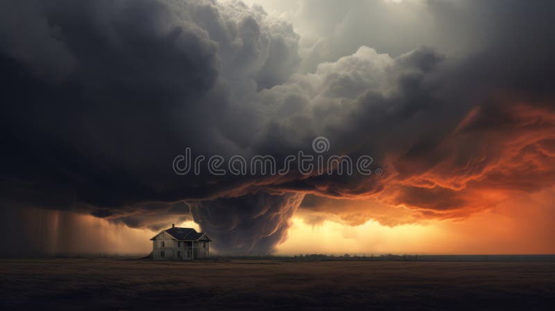 Twisted Storm Catastrophe Cyclone Cataclysm, Vortex Typhoon and Single ...