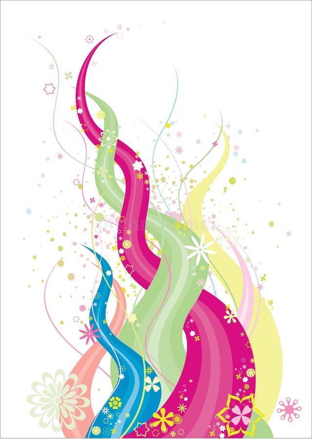 Twisted strands background stock vector. Illustration of artistic ...