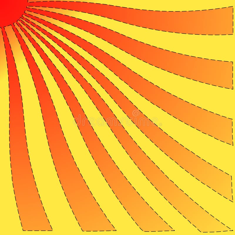Twisted sun stock illustration. Illustration of flare - 6956756