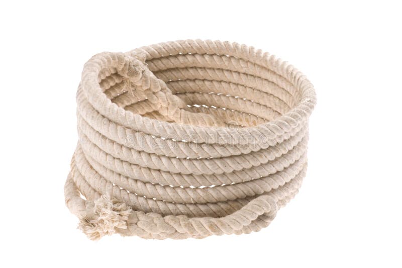 Twisted thick rope stock image. Image of fiber, bundle - 33392329