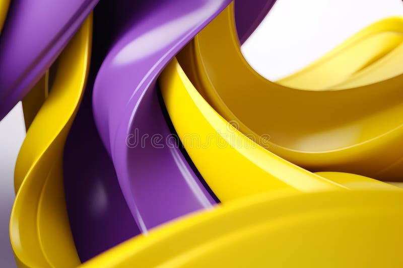 Twisted Waves A Modern Minimalist Industrial Design In Unreal Engine 5 Stock Illustration