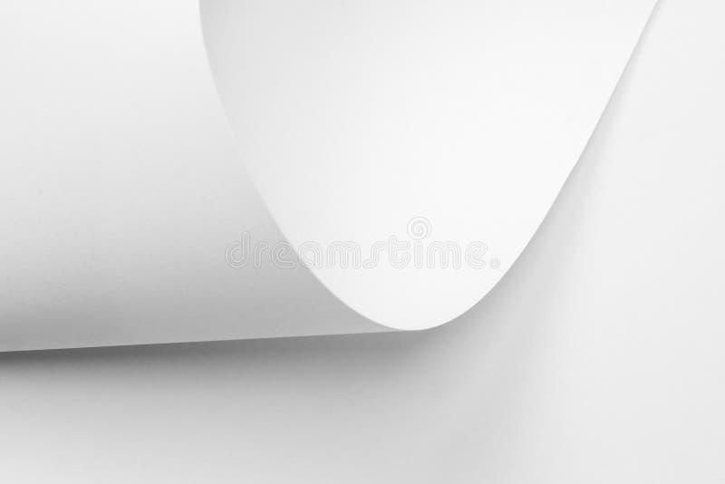 Twisted White Paper Sheets Background Texture for Design Stock Photo ...