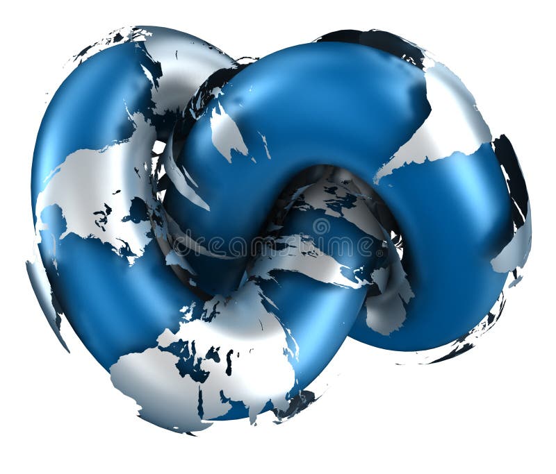 Twisted World stock illustration. Illustration of modern - 65612491