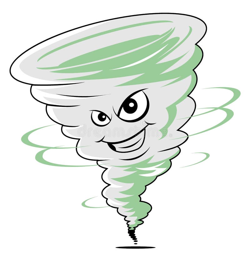 Twister cartoon stock vector. Illustration of wind, mascot - 47883793