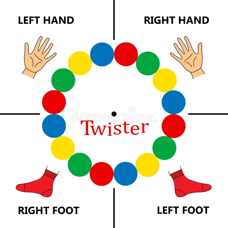 Children Playing Twister Stock Illustrations – 21 Children Playing ...