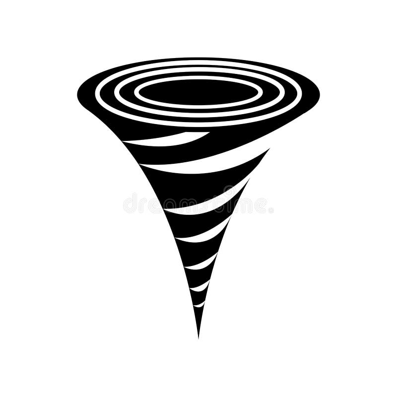 Twister Storm Isolated Icon Stock Illustration - Illustration of ...