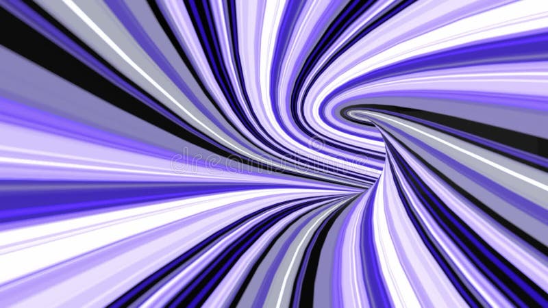 Twisting Blue Electrical Pulses through 3D Vortex Loop Vertical Video ...