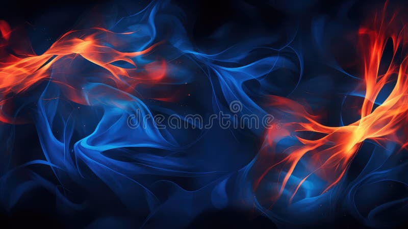 Twisting fire seamless stock illustration. Illustration of striking ...