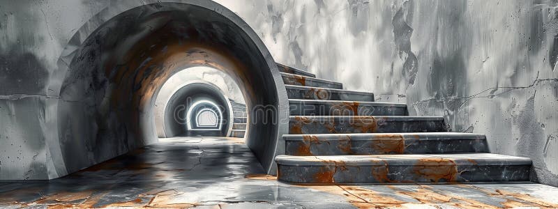 Within the Twisting, Metal Embrace of an Ancient, Abstract Impossible ...