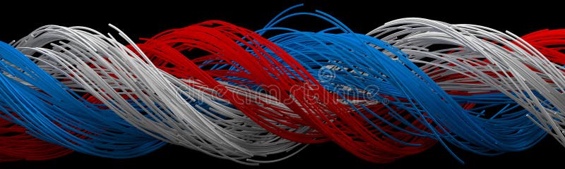 Twisting Square Shaped Wires Stock Illustration - Illustration of ...