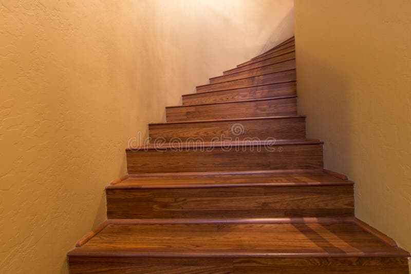 Twisting Staircase stock image. Image of home, wood, stairs - 49926397