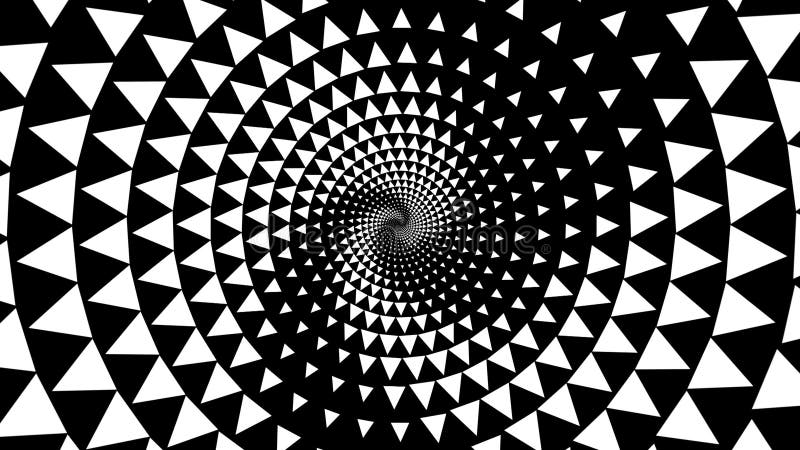 Twisting Triangle Animation Creative. Twirling Symbol Triangle Footage ...