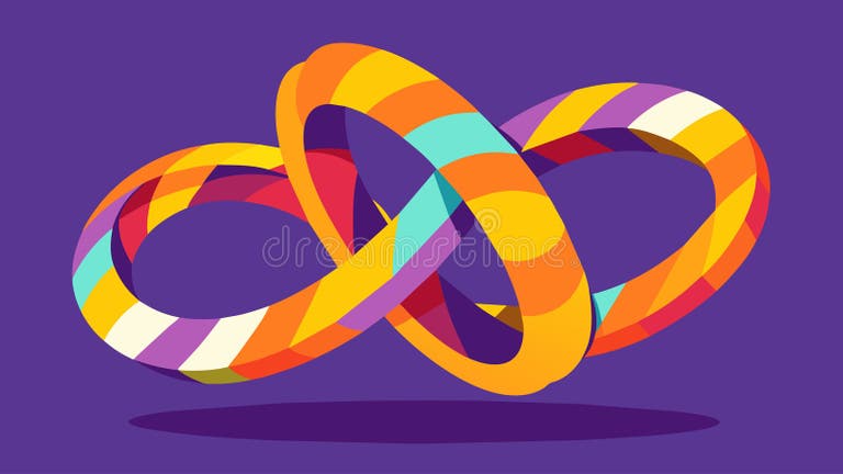 The Twisting Turning Movements of the Ribbons and Hoops Created a ...