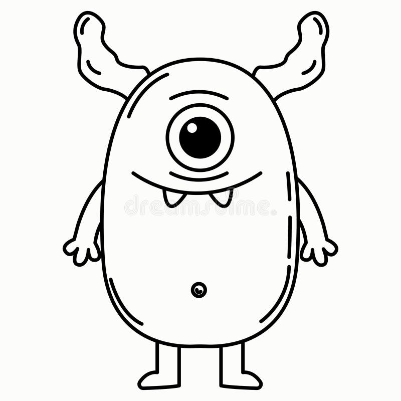 Cute Horned Cyclops Stock Illustrations – 320 Cute Horned Cyclops Stock ...