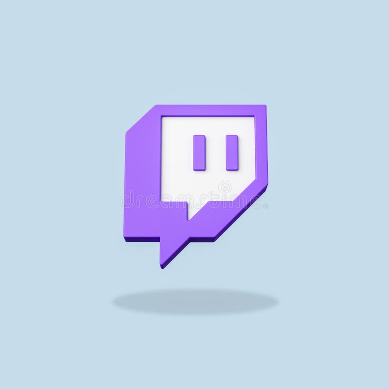 Blue Twitch Logo