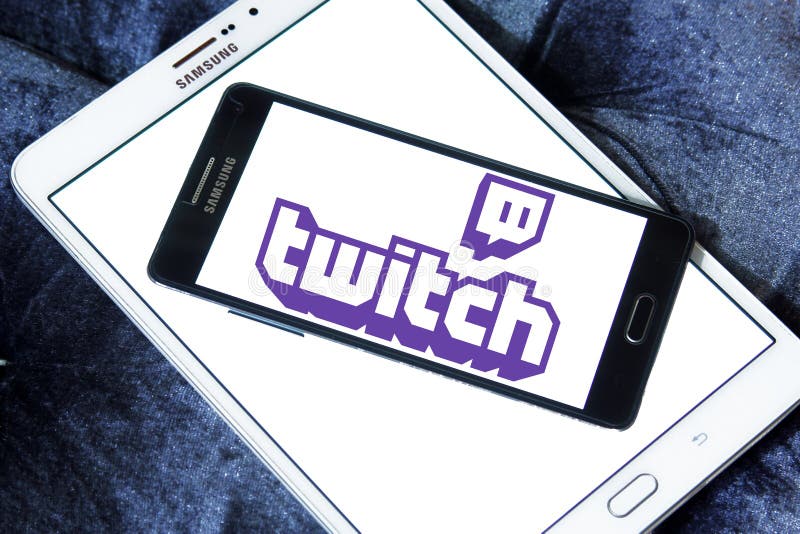 Twitch mobile logo editorial stock photo. Image of application - 99163583