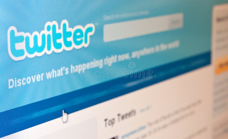 Twitter editorial image. Image of internet, computer - 14463985