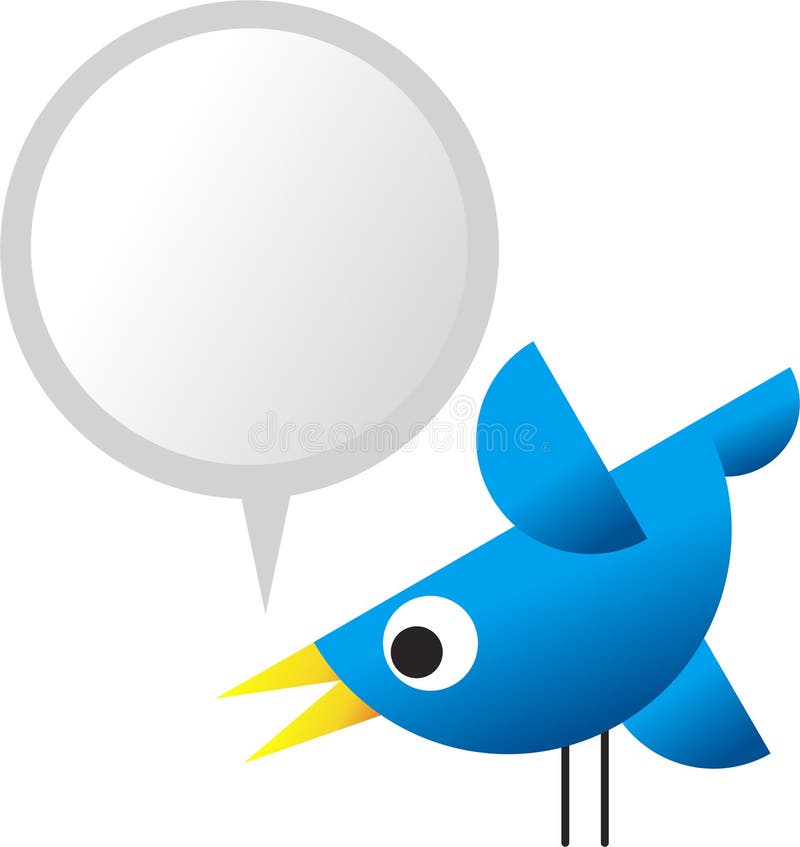 Twitter Birds stock vector. Illustration of bird, twitter - 21160885