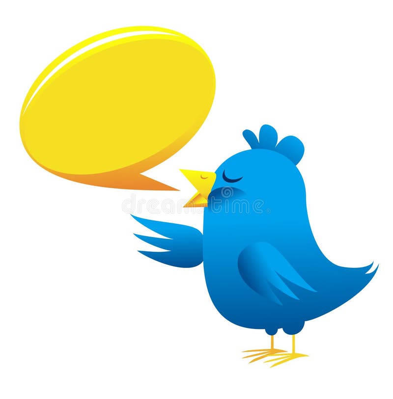 Twitter Birds stock vector. Illustration of bird, twitter - 21160885