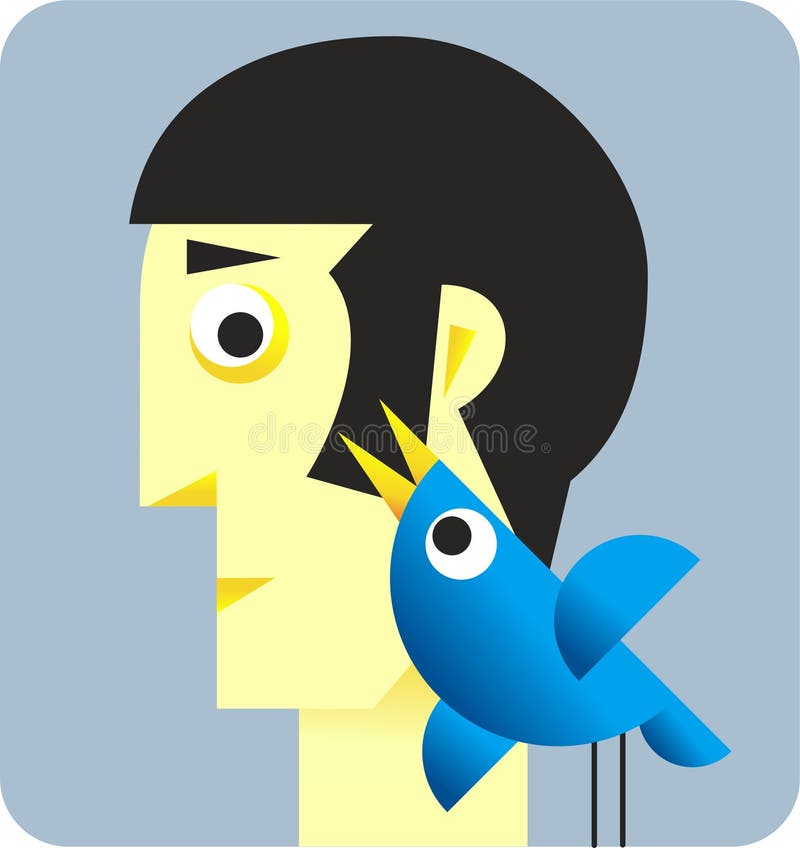 Twitter Birds stock vector. Illustration of bird, twitter - 21160885