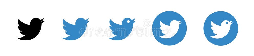 Twitter Bird Vector Icon EPS 10 Editorial Photo - Illustration of ...