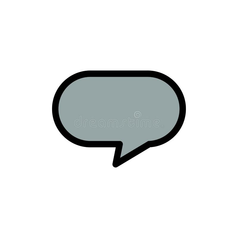 Twitter, Chat, Chatting Flat Color Icon. Vector Icon Banner Template ...