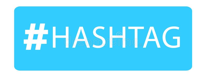 Twitter Hashtag Solid Icon editorial photography. Illustration of line ...