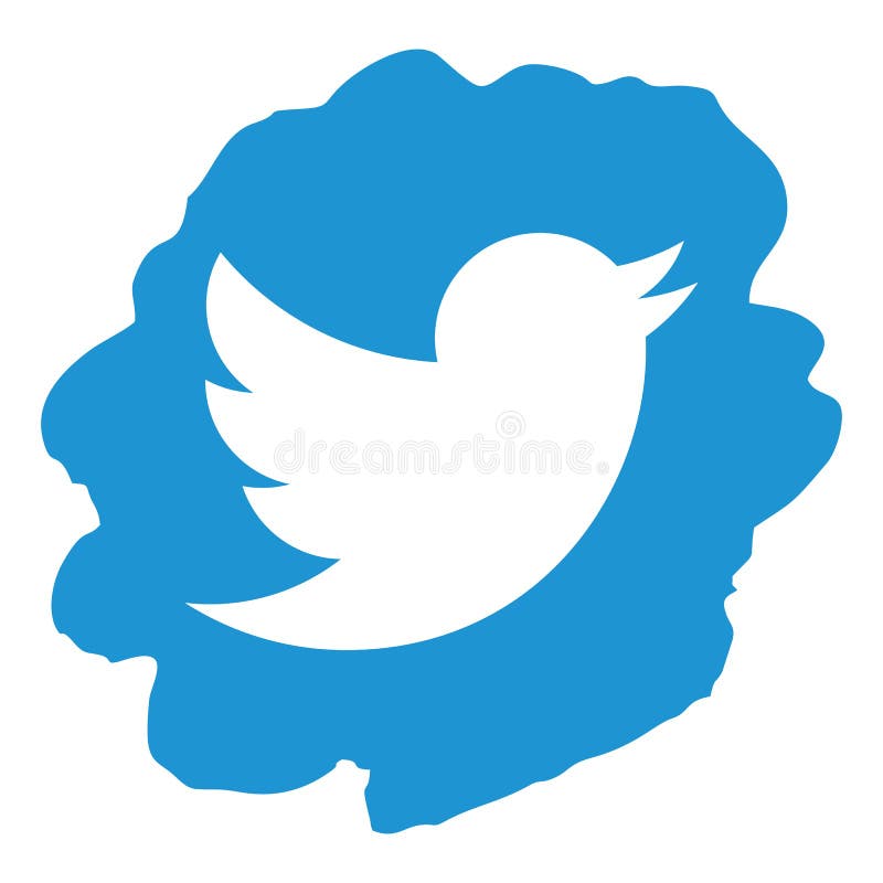 Twitter icon vector editorial stock image. Illustration of community ...