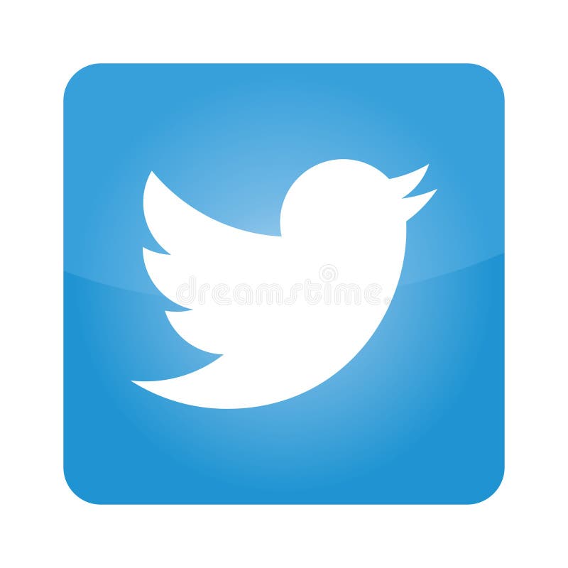 Twitter icon vector editorial stock image. Illustration of community ...