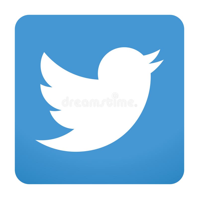 Twitter icon vector editorial stock image. Illustration of community ...