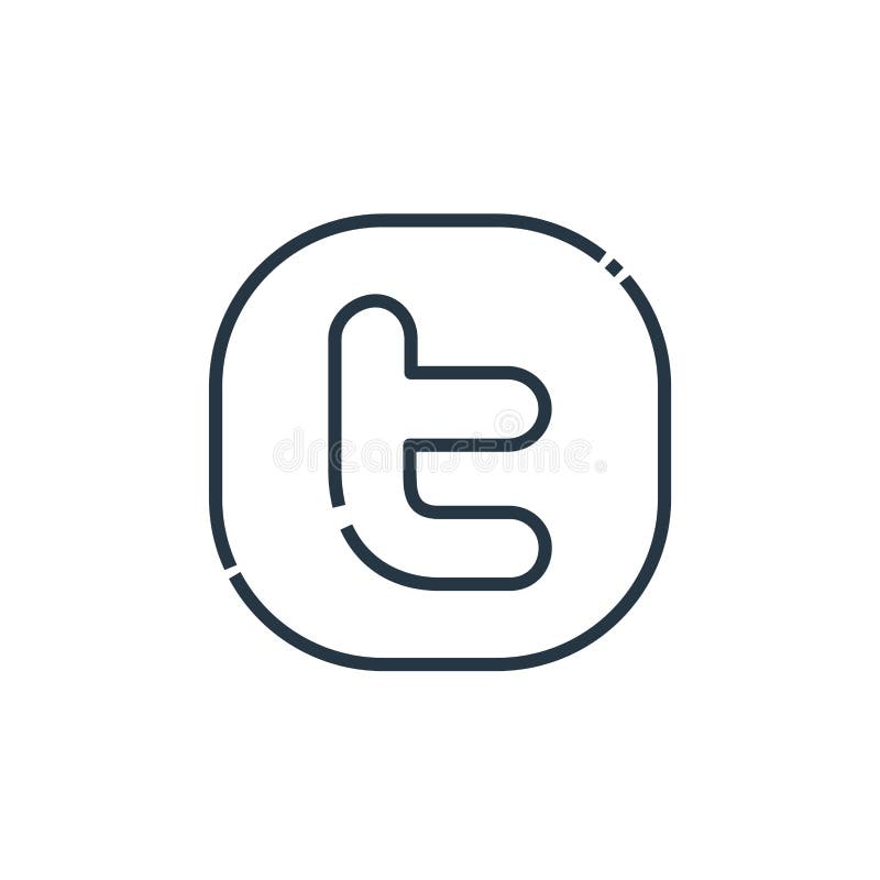 3D Twitter Sign On Blue Background Editorial Stock Photo - Illustration ...