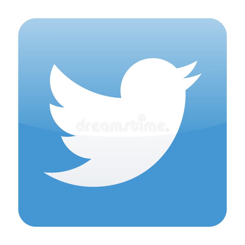 Twitter icon vector editorial stock image. Illustration of community ...