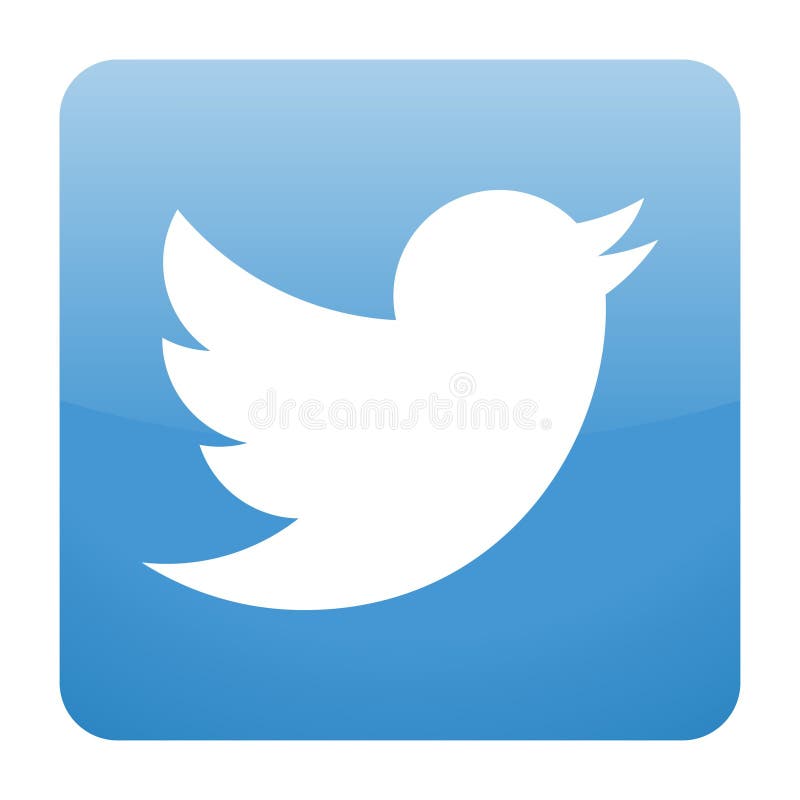 Twitter icon vector editorial stock image. Illustration of community ...