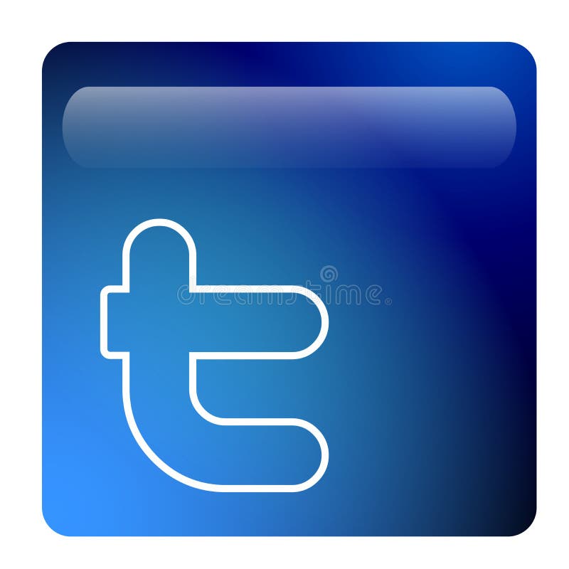 Twitter Logo Icon Letter T Vector Element on White Background Editorial ...