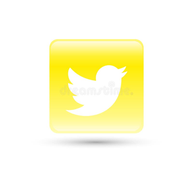 Yellow Twitter Logo