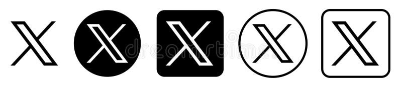 Twitter Logo , New Logo Twitter , Twitter X, Old Logo, Old Twitter. EPS ...