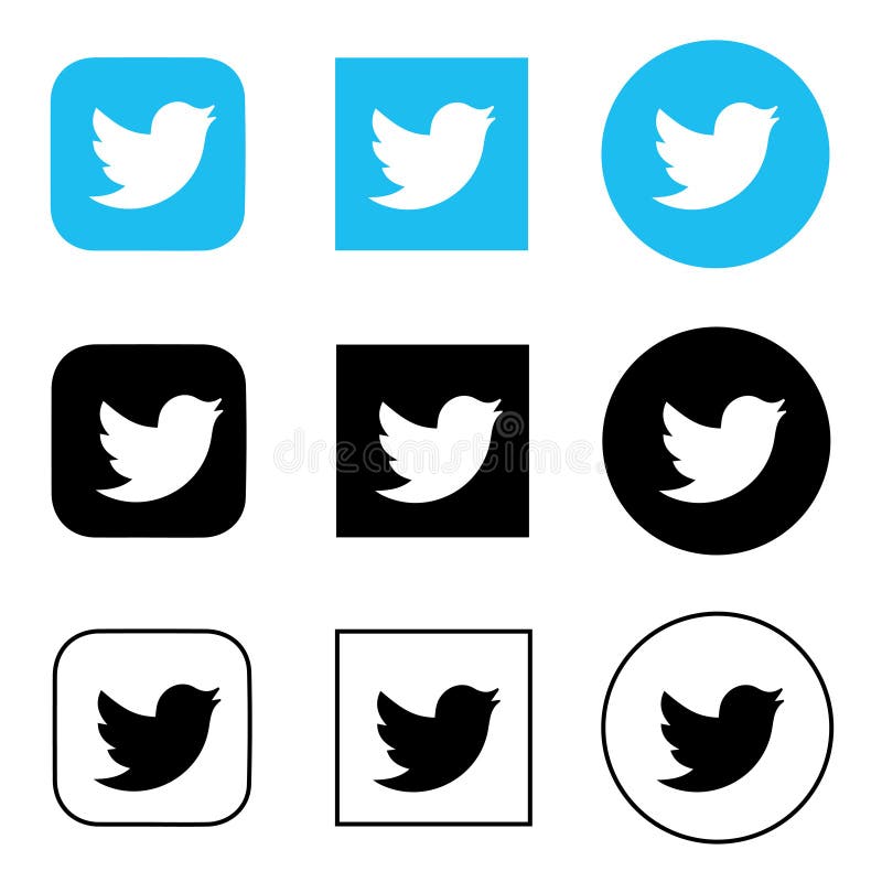 Twitter Logo Printed on Paper. Editorial Stock Image - Illustration of ...