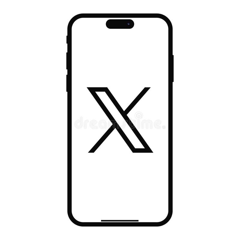 Twitter. Twitter Mobile App Interface Template on Apple Iphone Mockup ...