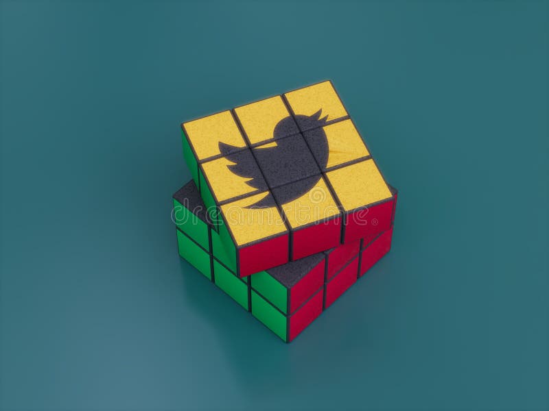 Twitter Social Media Rubiks Cube Puzzle Solve Logic Game Difficult 3D ...