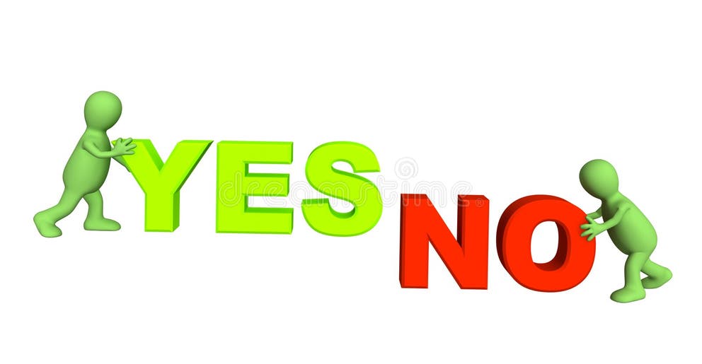 Yes No 3d Stock Illustrations – 1,634 Yes No 3d Stock Illustrations ...