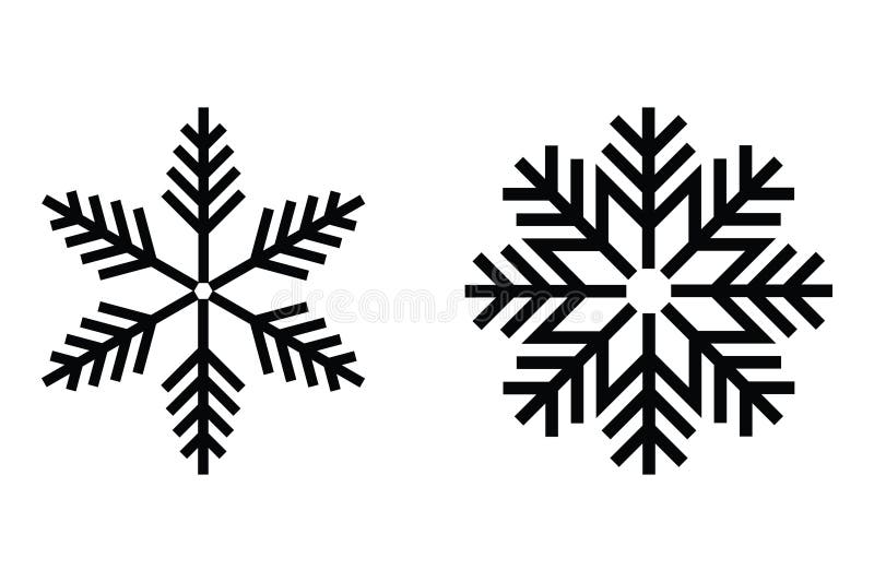 Ice Crystal Logo Unique Snowflake Icon Design Stock Illustration ...