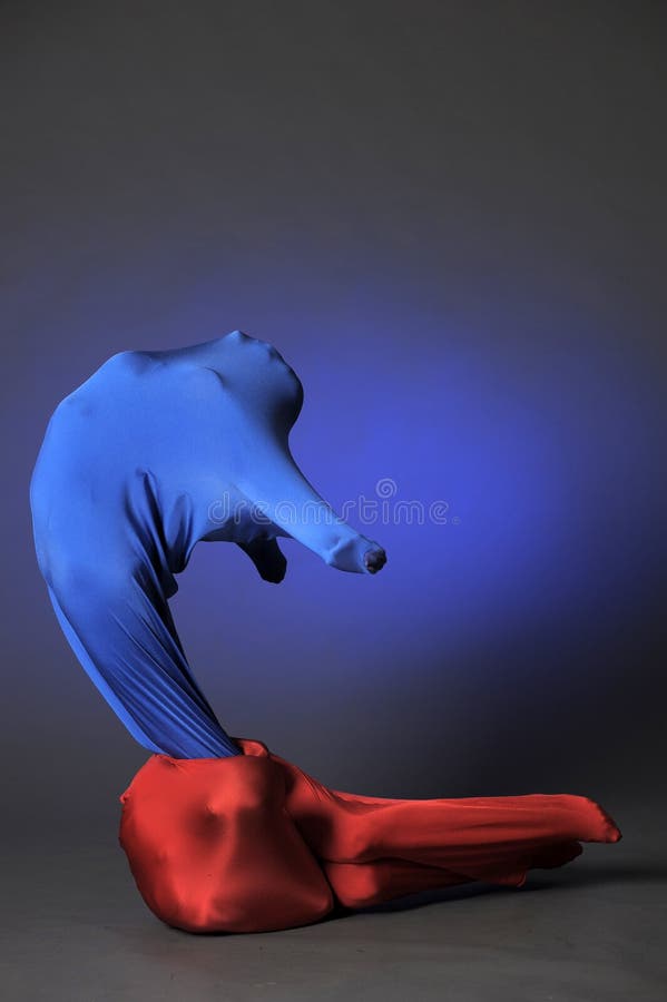 Two Abstract Dancing Figures Stock Photo - Image of male, gymnastics ...