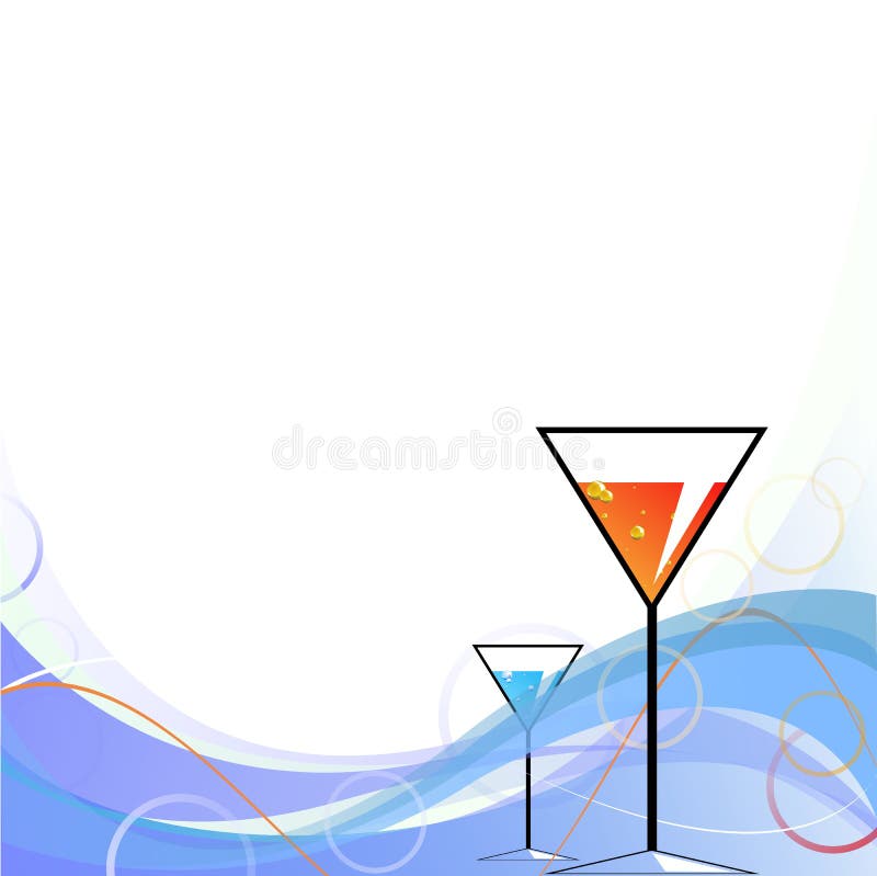 Corner-Csomo-cocktail-borders Stock Vector - Illustration of party ...