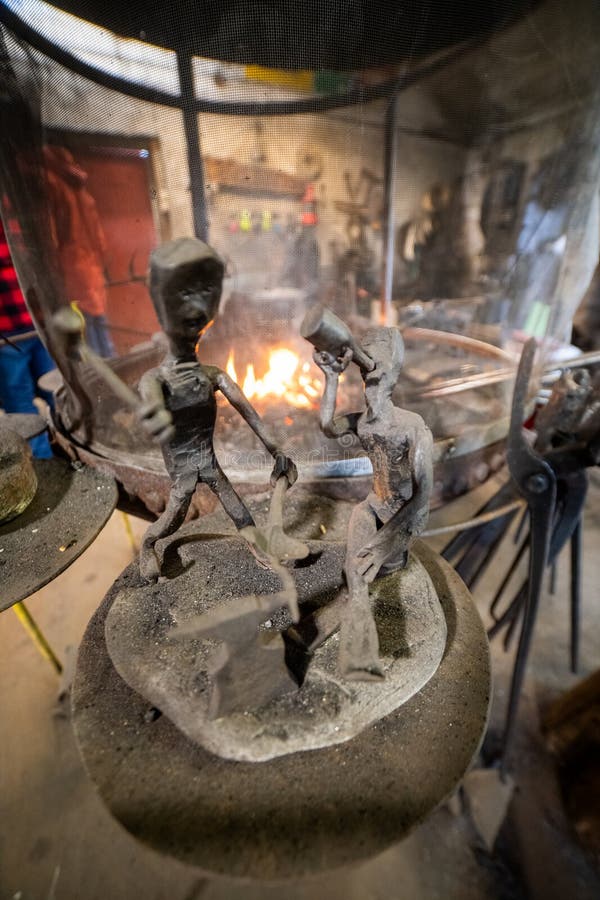 Lofoten Blacksmith Craft Norway Culture Stock Photo - Image of military ...