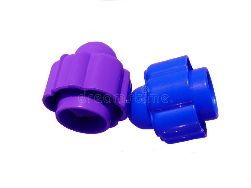 Two Abstract Volume Geometrical Figures on White Stock Photo - Image of ...