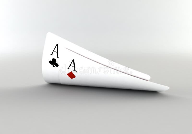 Two Ace Cards stock image. Image of deck, gamble, chance - 23818703