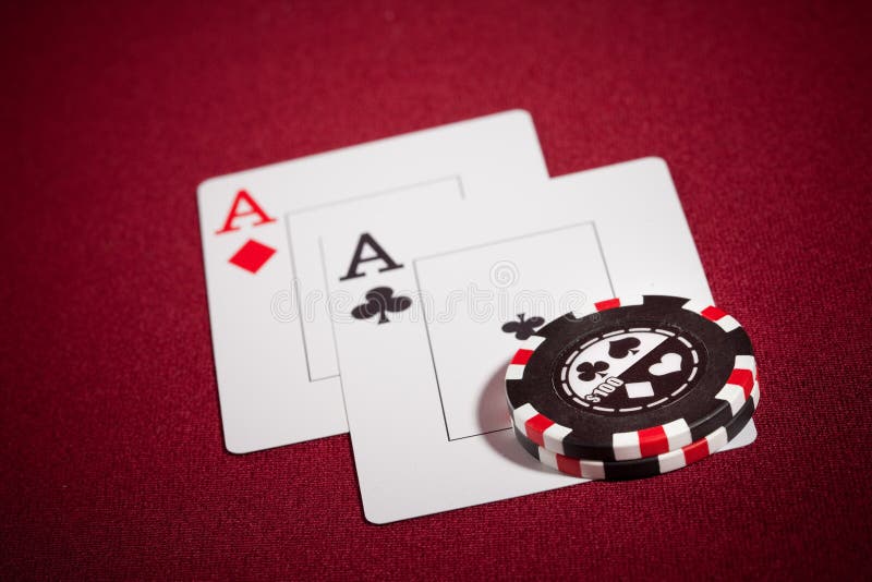Two Aces stock image. Image of chips, play, leisure, pair - 24878249